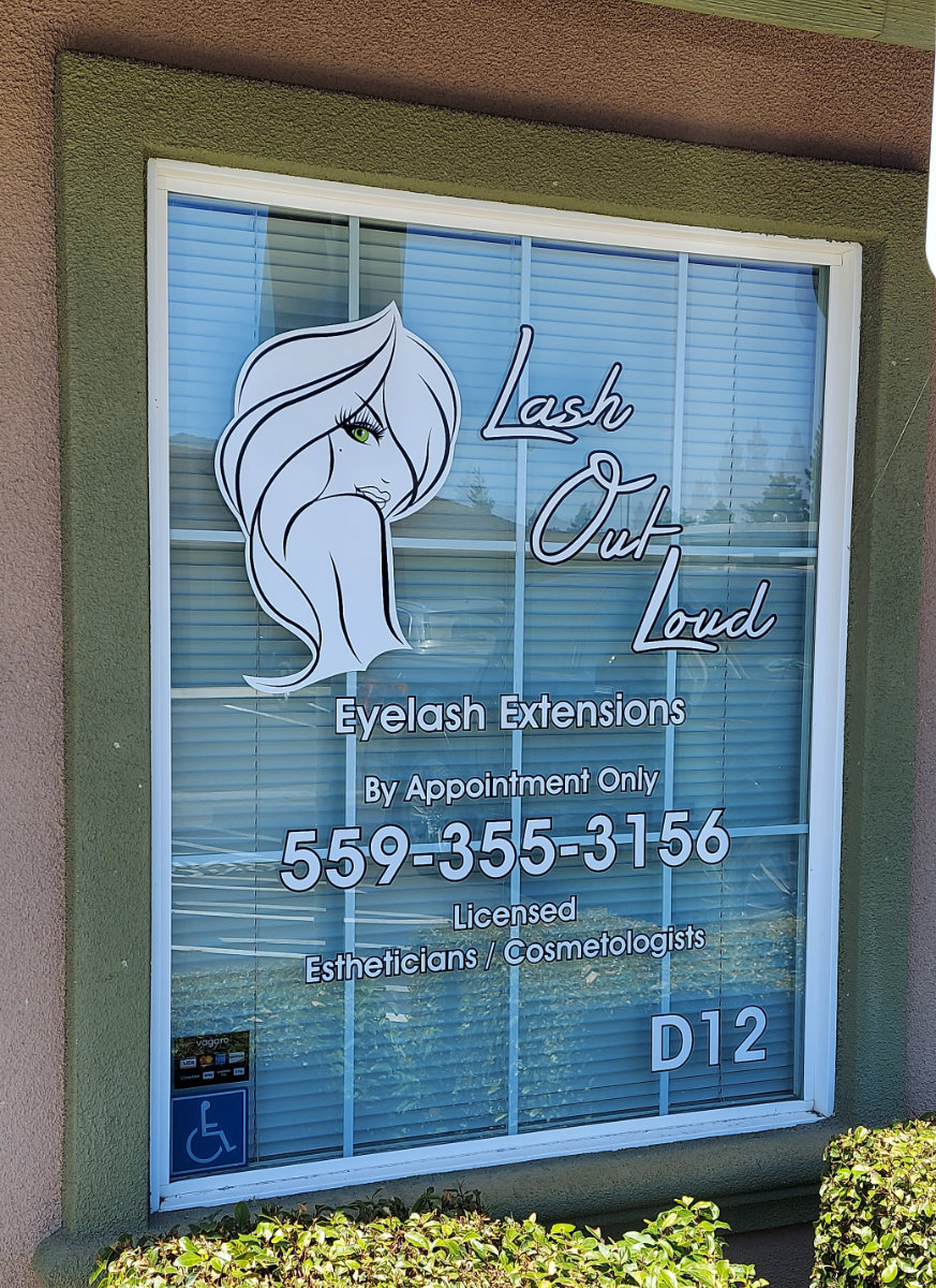 Window Lettering - JS Signs Plus
